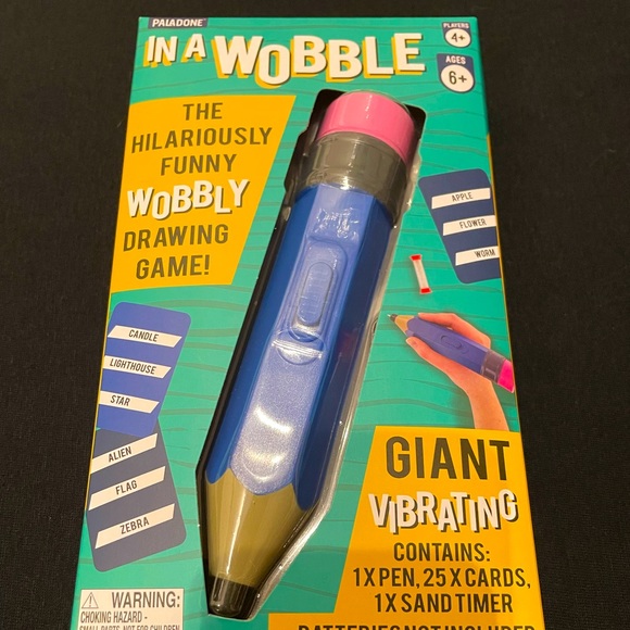 Paladone | Toys | Nib Paladone In A Wobble Giant Vibrating Pencil Game ...